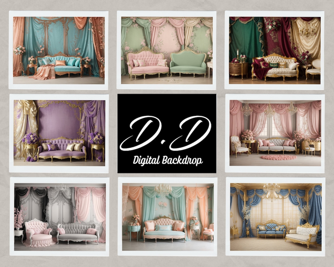 Exquisite Vintage Boudoir Backgrounds for Photoshop Immerse in Timeless ...