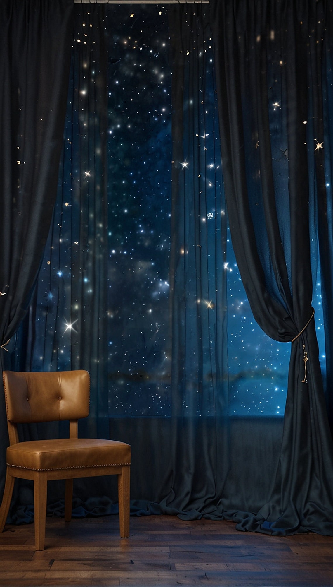 Enchanted Night Sky Backdrop - Celestial Starry Photography Background ...