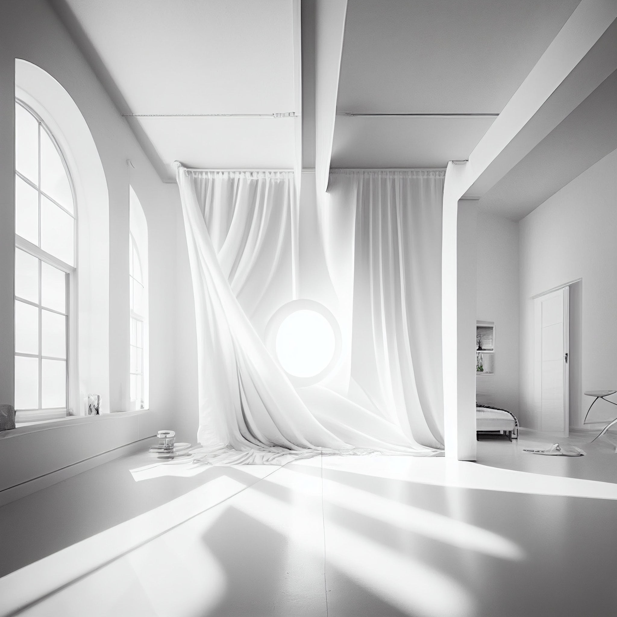 8 Backlit Window Backdrops White Curtain Digital Photo - Etsy Australia