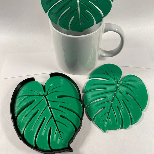 3d Leaf Coasters - Etsy