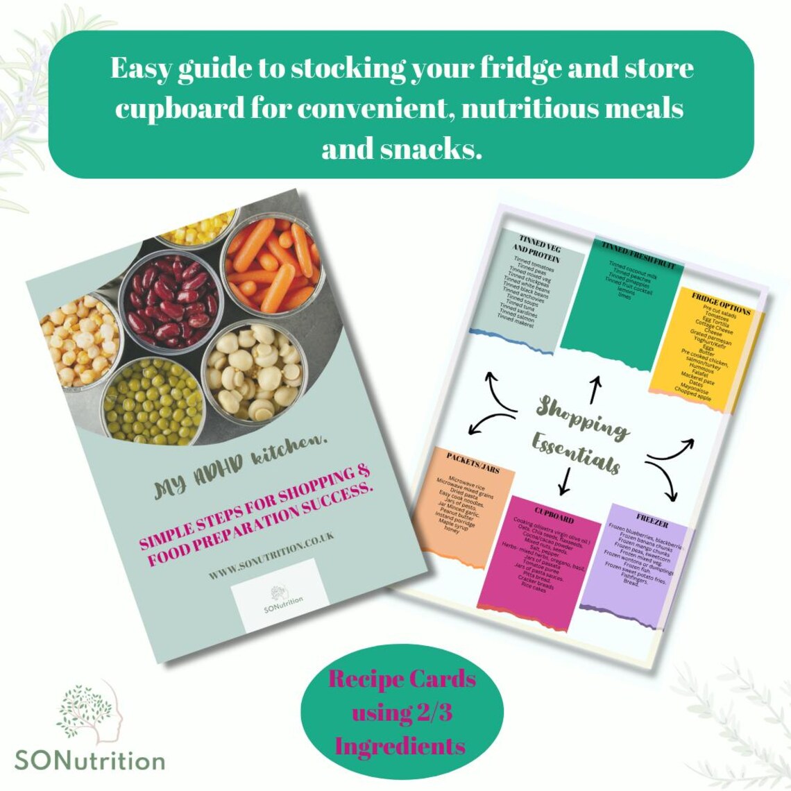 My ADHD Kitchen, Quick Meals, ADHD Recipes, Menu Planner, Lunches ...