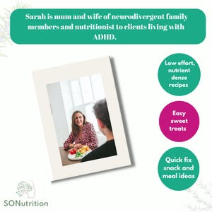 My ADHD Kitchen, Quick Meals, ADHD Recipes, Menu Planner, Lunches ...