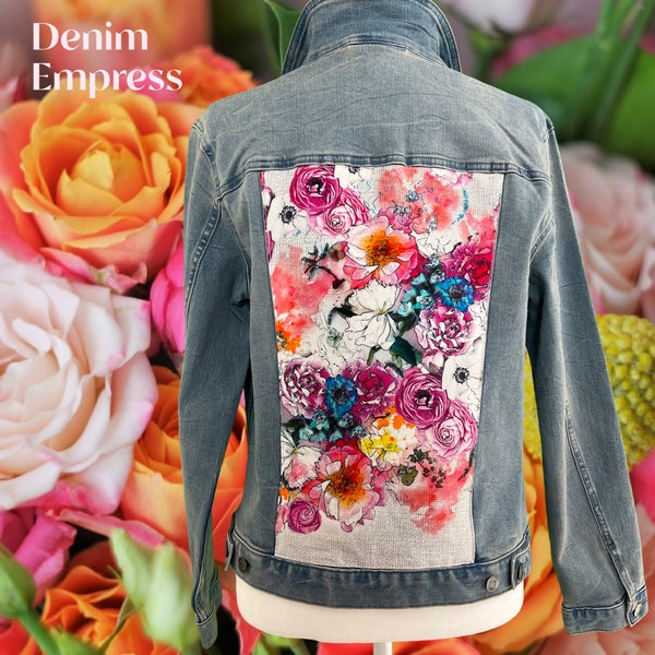 Embellished Denim Jean Jacket - Etsy