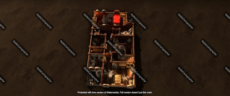 Death House - Curse of Strahd Death House Battle Map! - Etsy