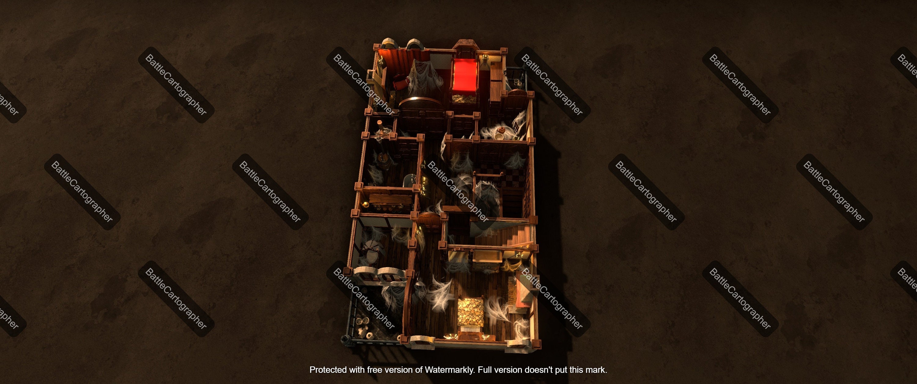 Death House - Curse of Strahd Death House Battle Map! - Etsy