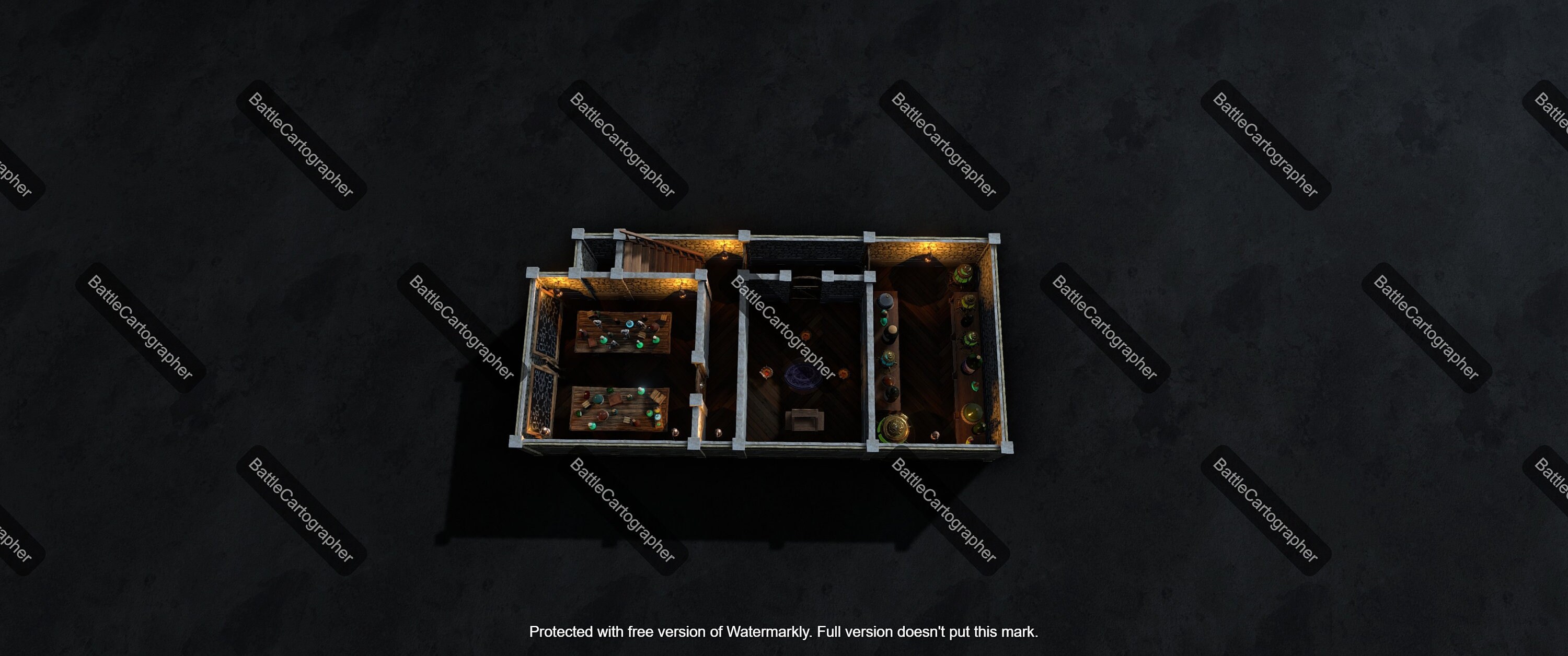 Fistandia's Mansion - Candlekeep Battle Map! - Etsy