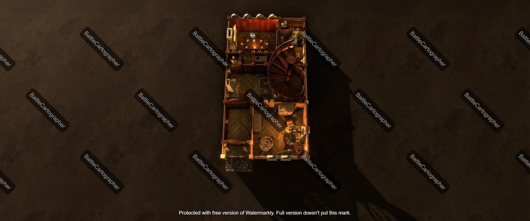 Death House - Curse of Strahd Death House Battle Map! - Etsy