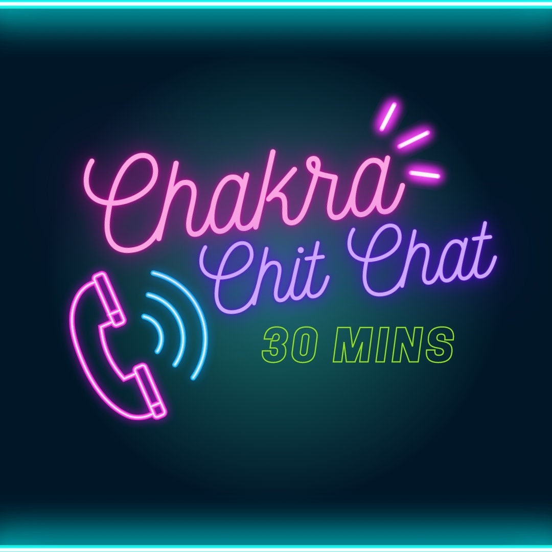 30-min Chakra Chit Chat - Etsy