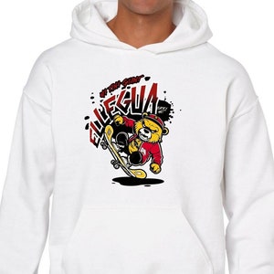 Orisha ELLEGUA "my Tiny Giant" Bear on Skateboard Cute Retro Style Gift ...