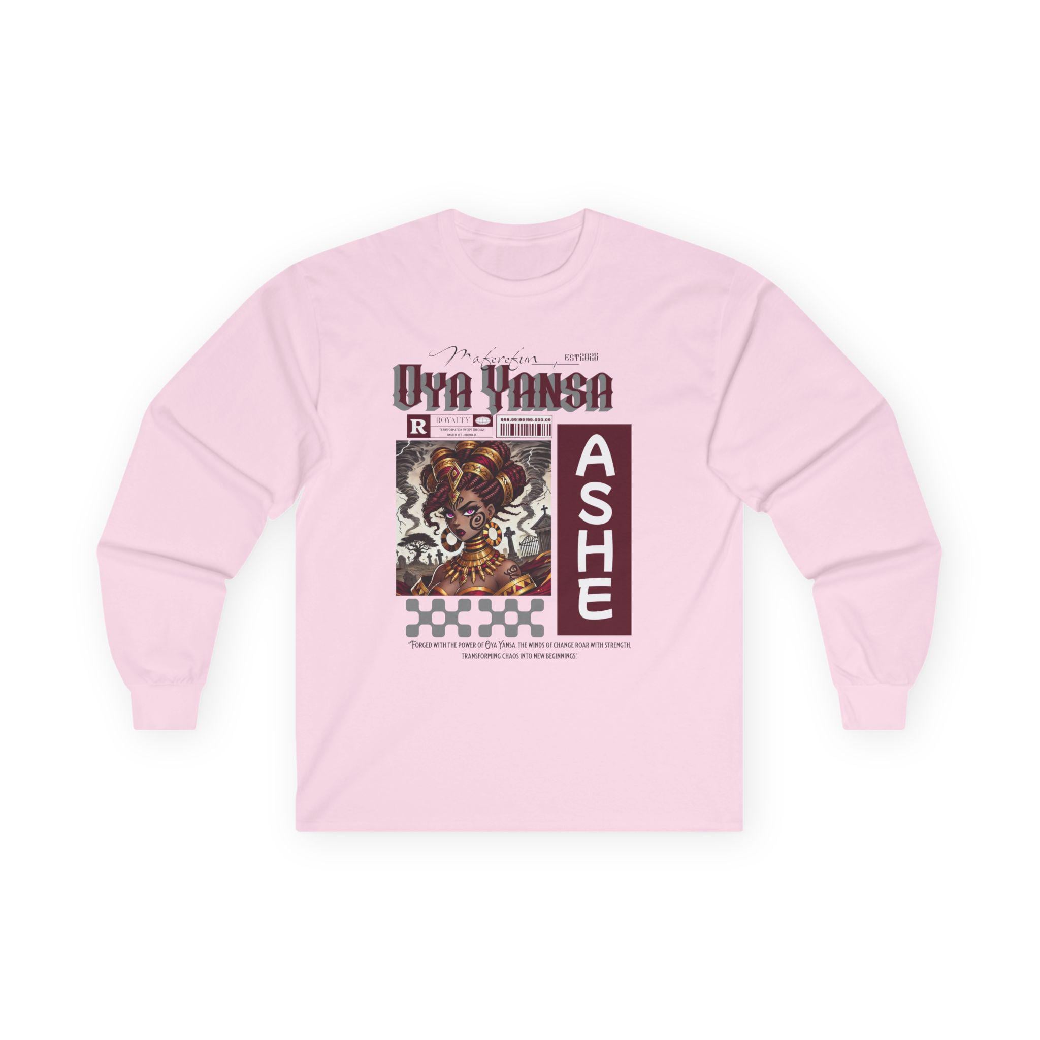 ANIME Inspired Orisha OYA YANSA Long Sleeve Tshirt! Gift for Devotee or ...