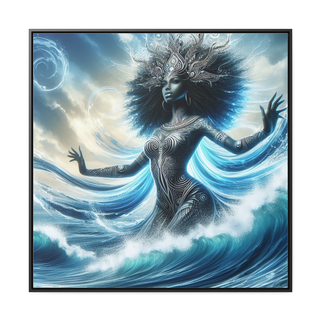 Orisha YEMAYA Gallery Canvas Wrap, Mystical Artwork! Cuadro De Orisha ...
