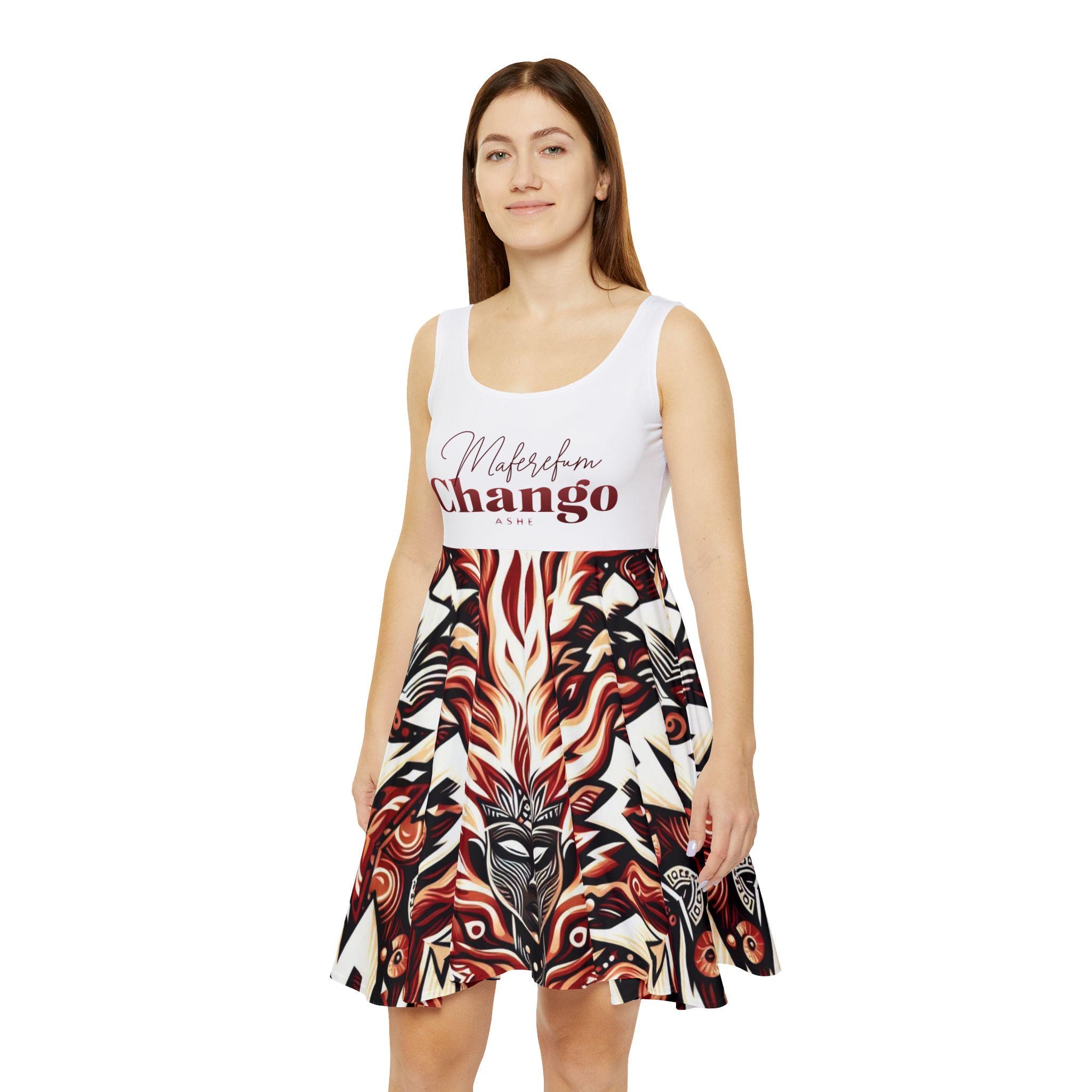 Maferefun CHANGO Design Skater Summer Dress! Gift for Devotee or ...