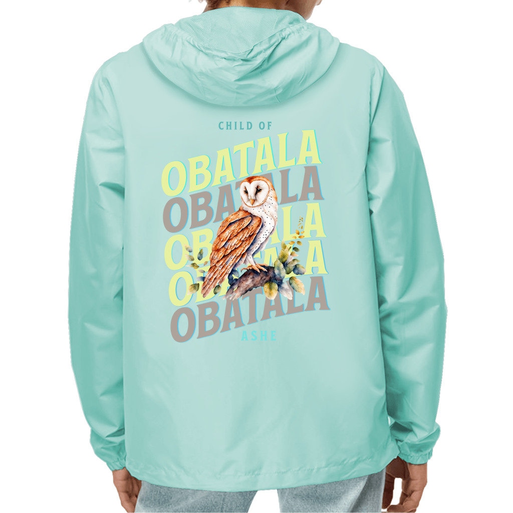 Orisha OBATALA Owl Ashe Retro Windbreaker Unisex Jacket! Child of ...