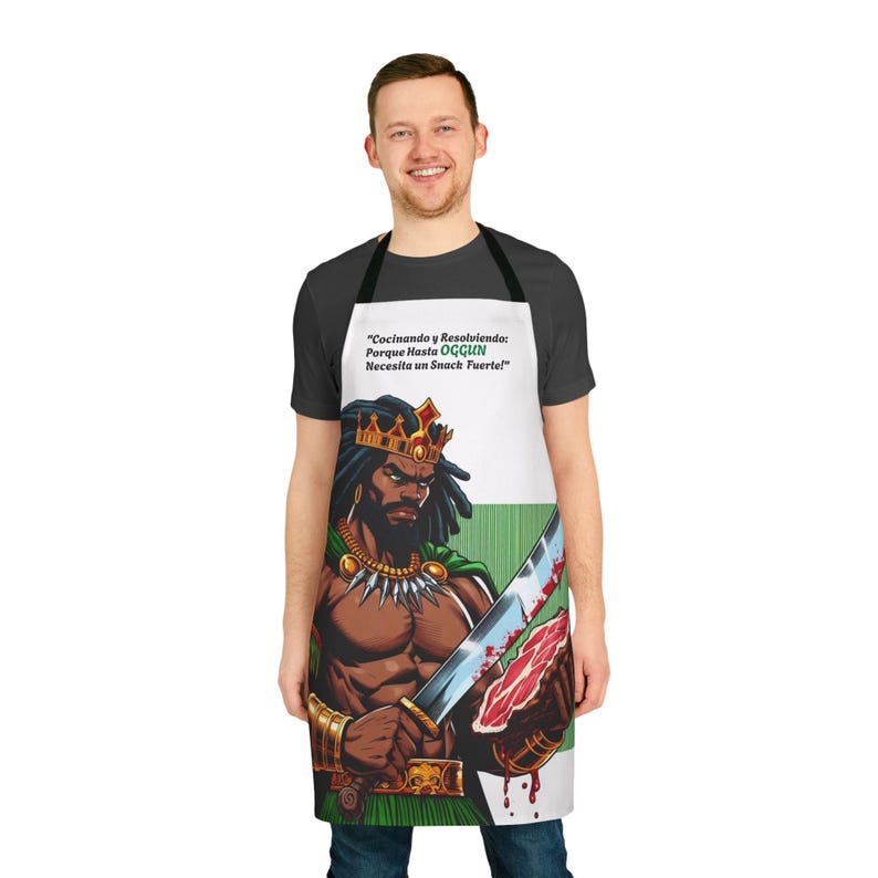 Delantal "cocinado" De Oggún: ¡ideal Para El Cocinero! Un Regalo Fuerte ...