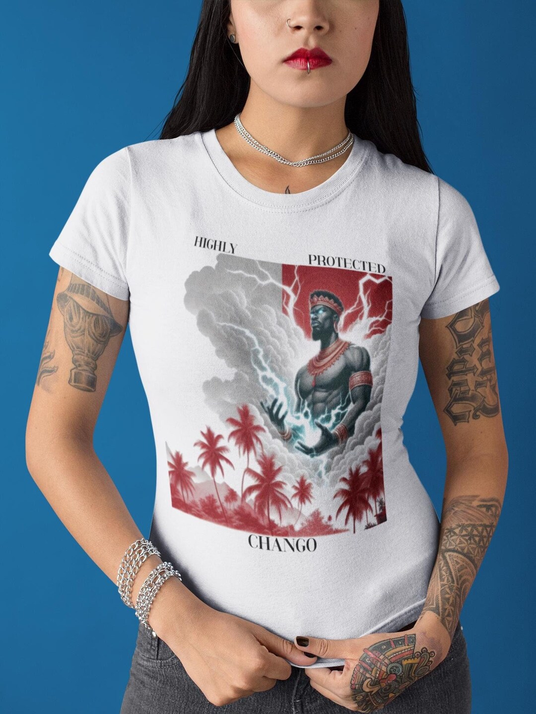 Highly Protected CHANGO Retro Style Unisex Tshirt! Gift for Devotee or ...