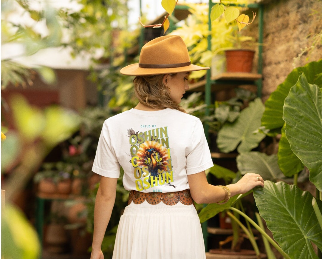 Orisha OSHUN Peacock Ashe Unisex Retro Tshirt, Child of OSHUN Tshirt ...