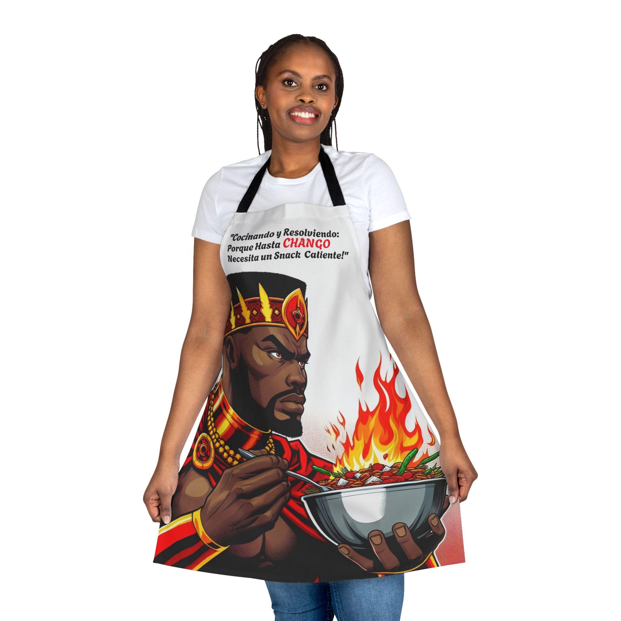 Delantal "cocinado" De Changó: ¡perfecto Para El Cocinero! Un Regalo ...