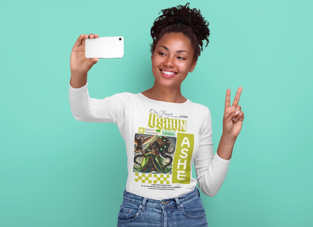 ANIME Inspired Orisha OSHUN Long Sleeve Tshirt! Gift for Devotee and ...
