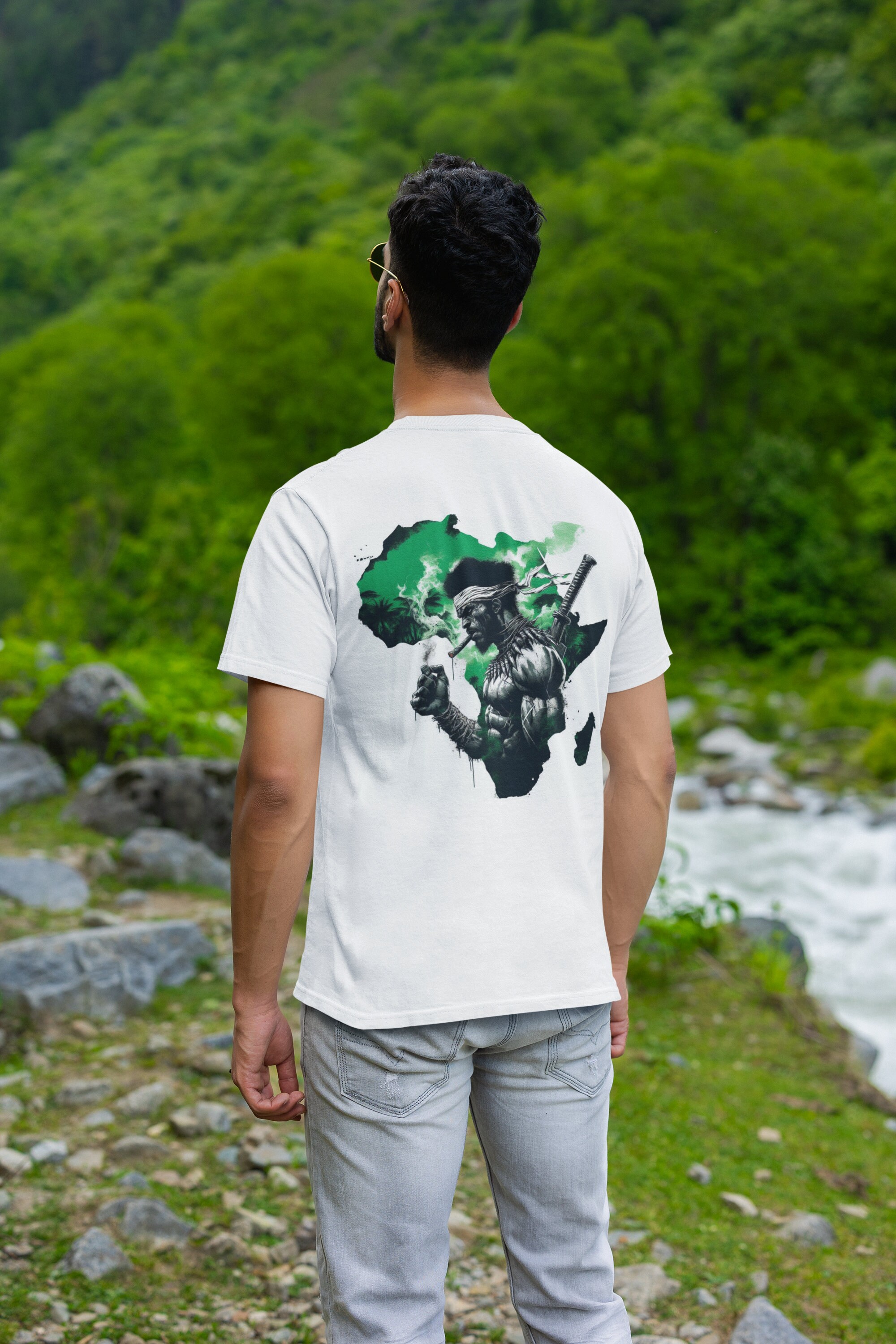 Maferefun OGGUN "a Warrior King in Africa" Tshirt, Ashe Oggun Shirt ...