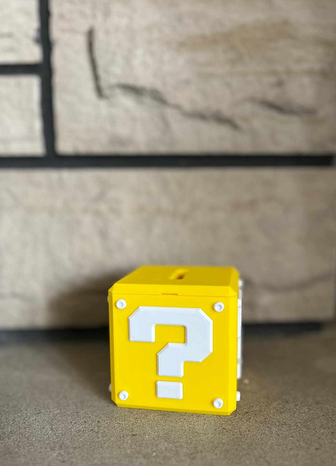 Mario Question Block, Coin Bank Favour, Kids Birthday Party Favor ...