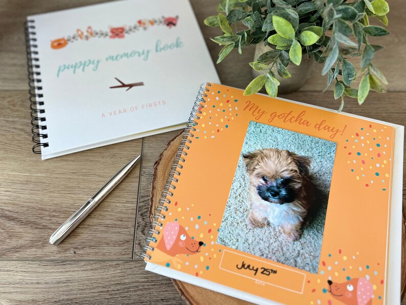 Puppy Memory Book – First Year Keepsake Photo Album - Etsy
