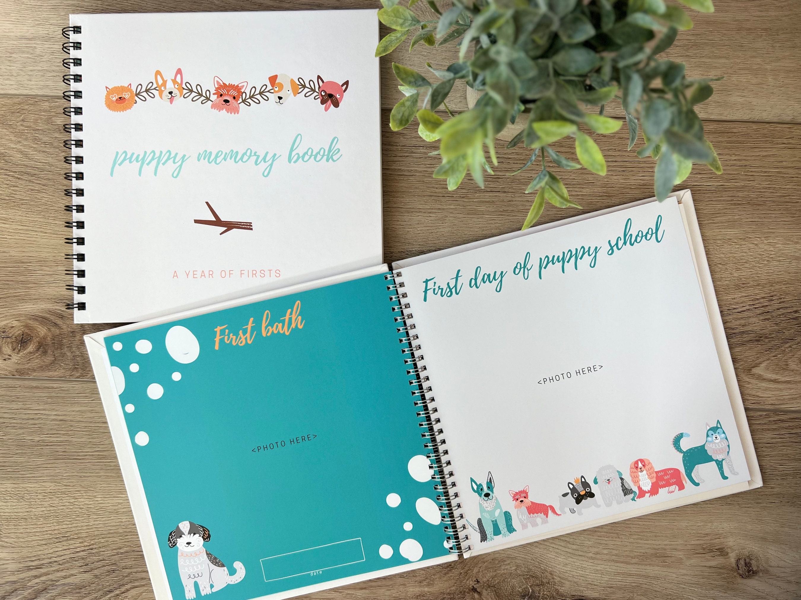 Puppy Memory Book New Puppy Gift Dog Mom Gift Photo Book Keepsake ...