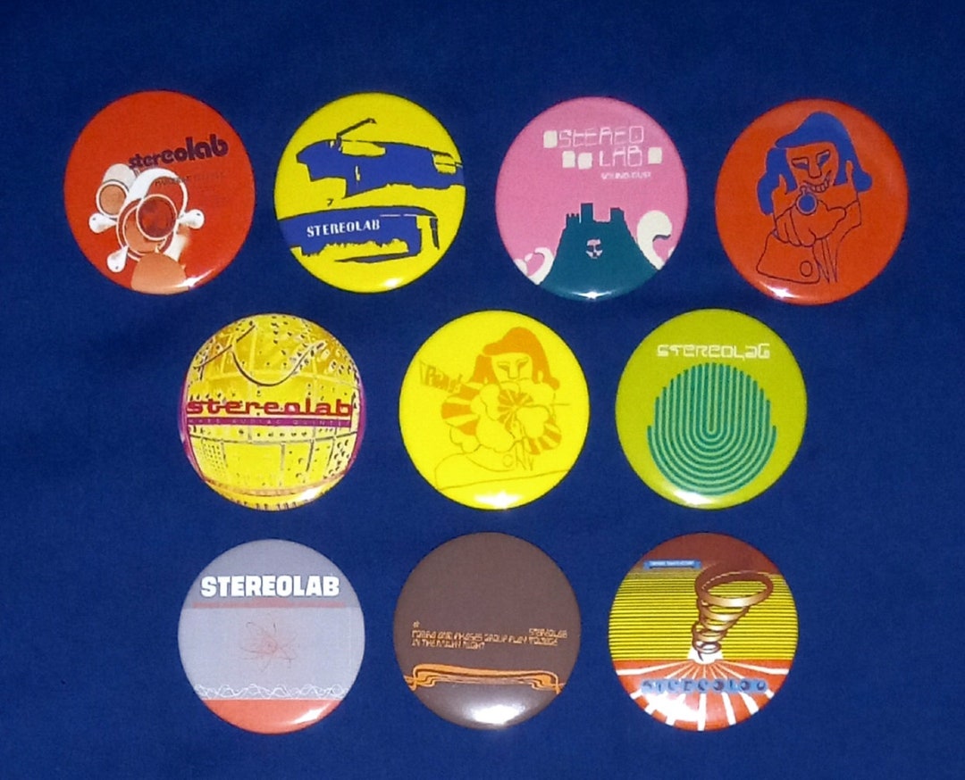 Stereolab 1 1/2" Pinback Buttons (custom Made) - Etsy
