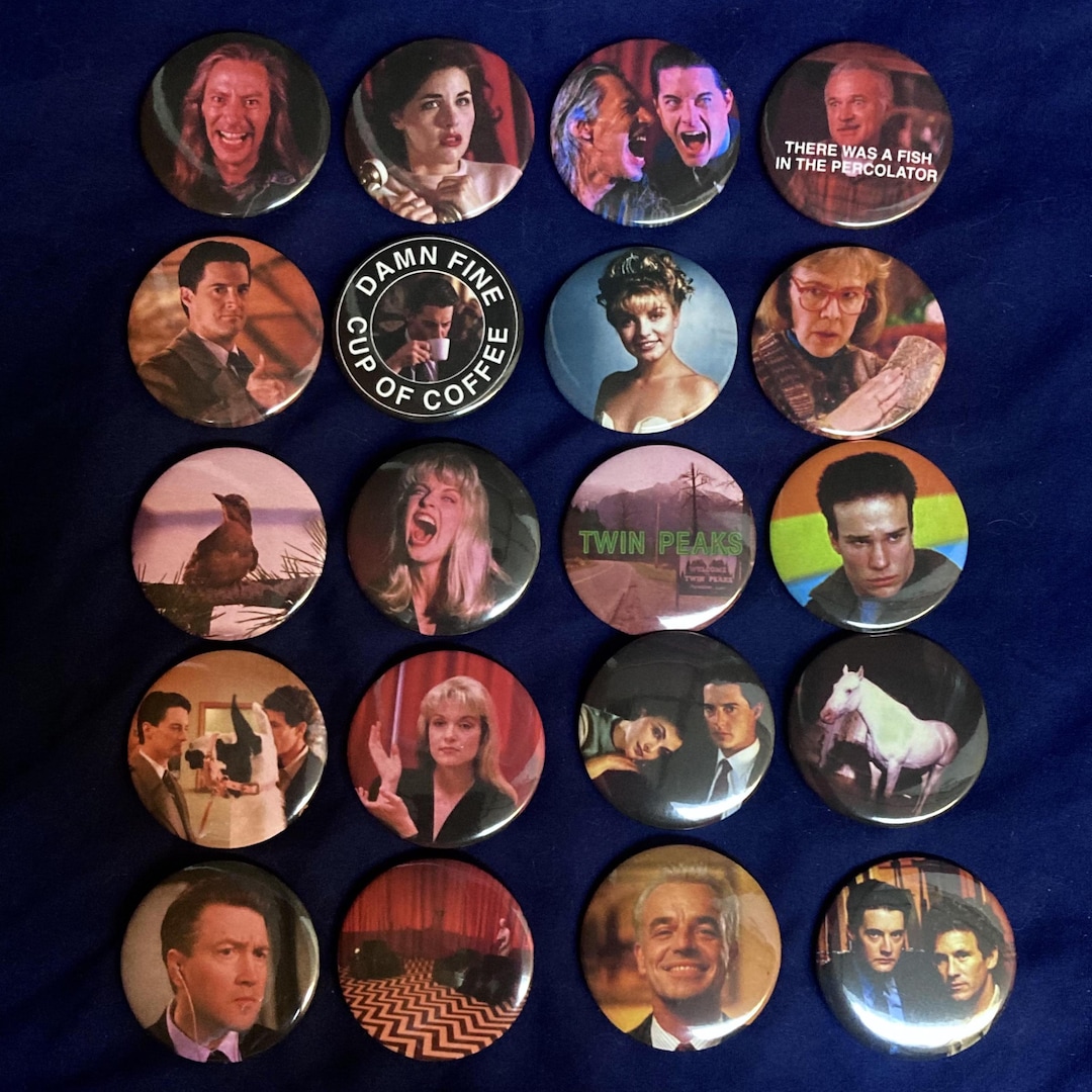 Twin Peaks 1 1/2" Pinback Buttons (custom Made) - Etsy