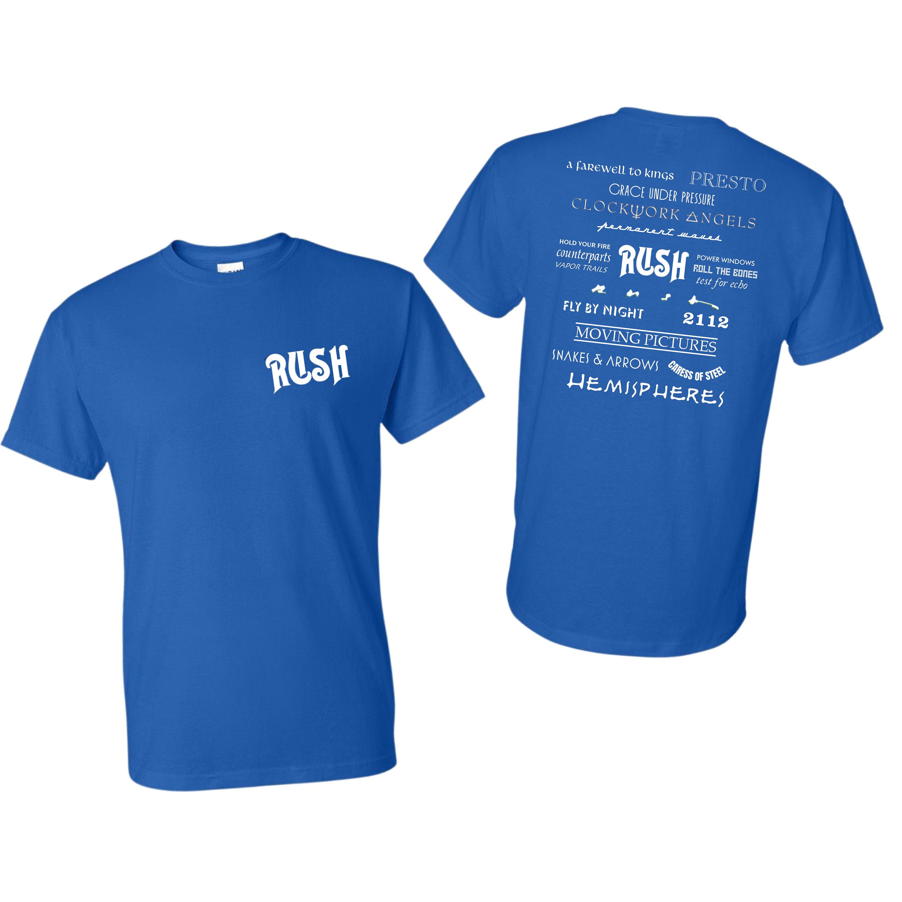 Rush Band Rush Tshirt Rush Tee Shirt Rush T-shirt Moving Pictures 2112 ...