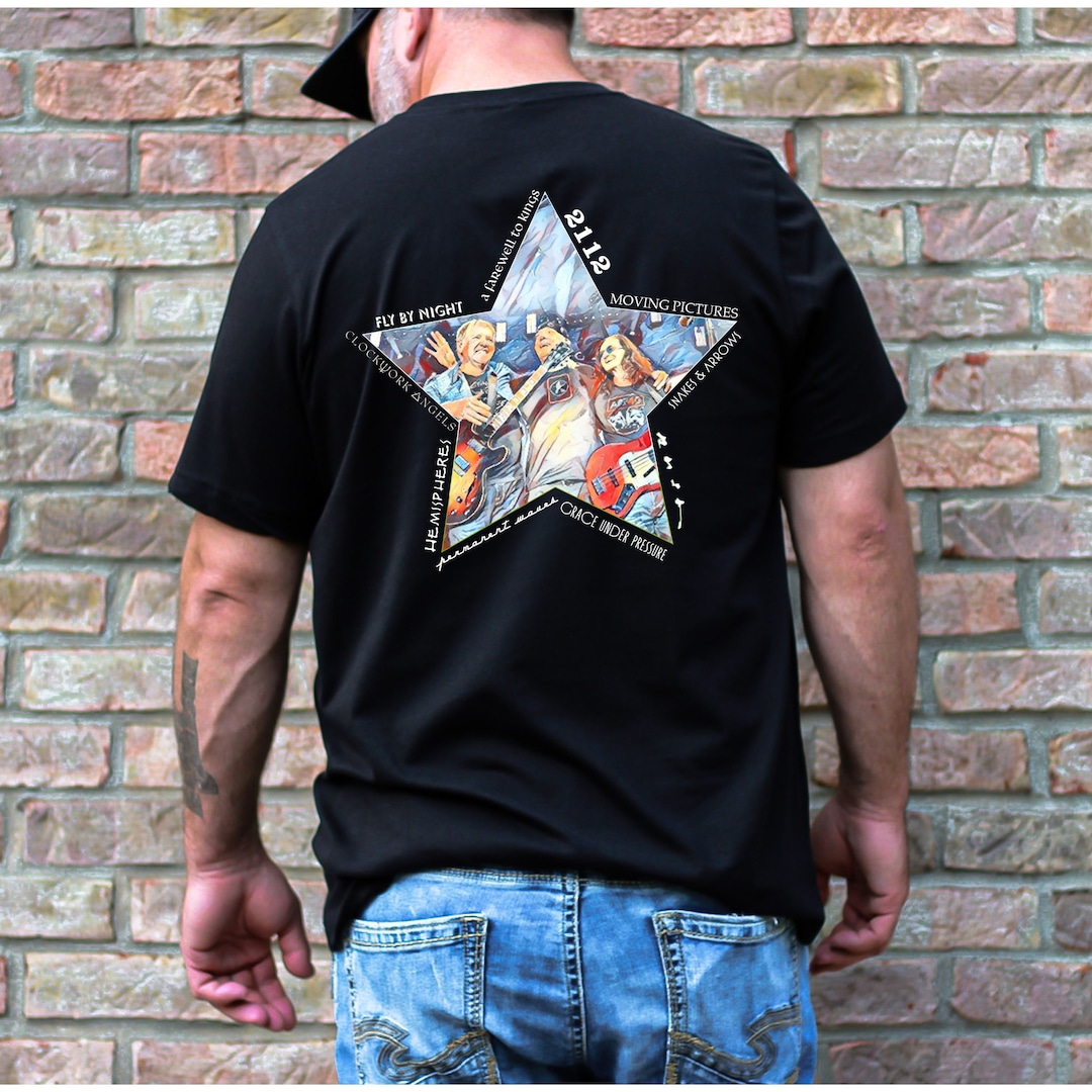 Rush Final Bow Tshirt Rush Tee Shirt Rush T-shirt Moving Pictures 2112 ...