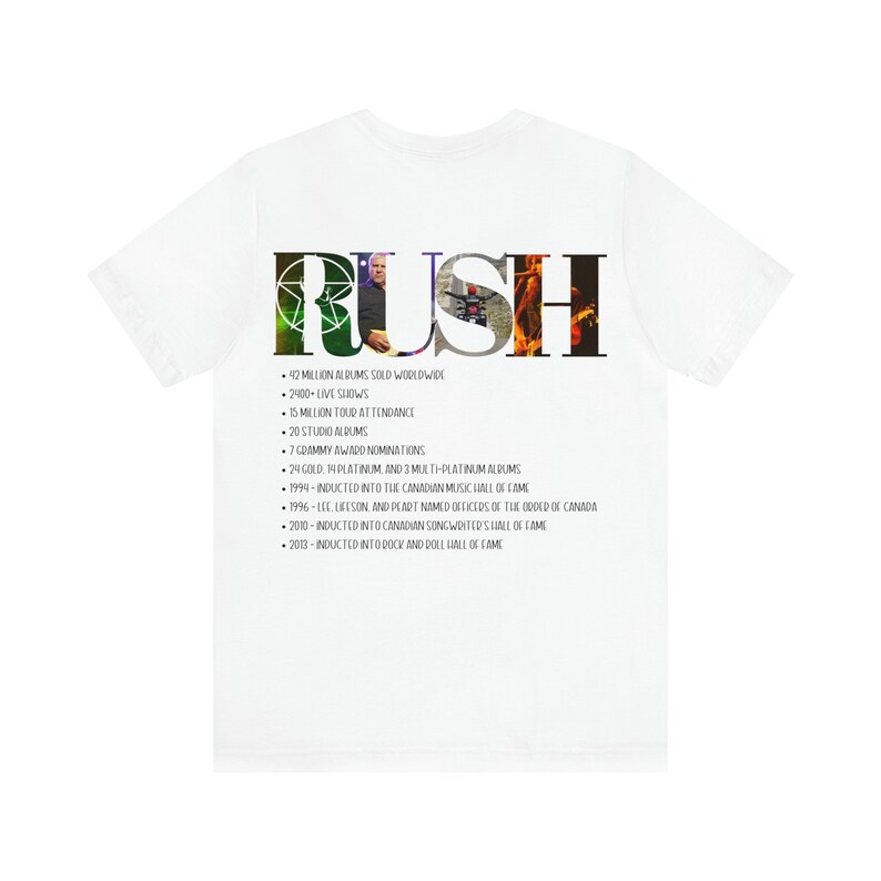 Rush Tee Shirt Rush T-shirt Rush T Shirt Rush Band Rush Gift Rush Gift ...