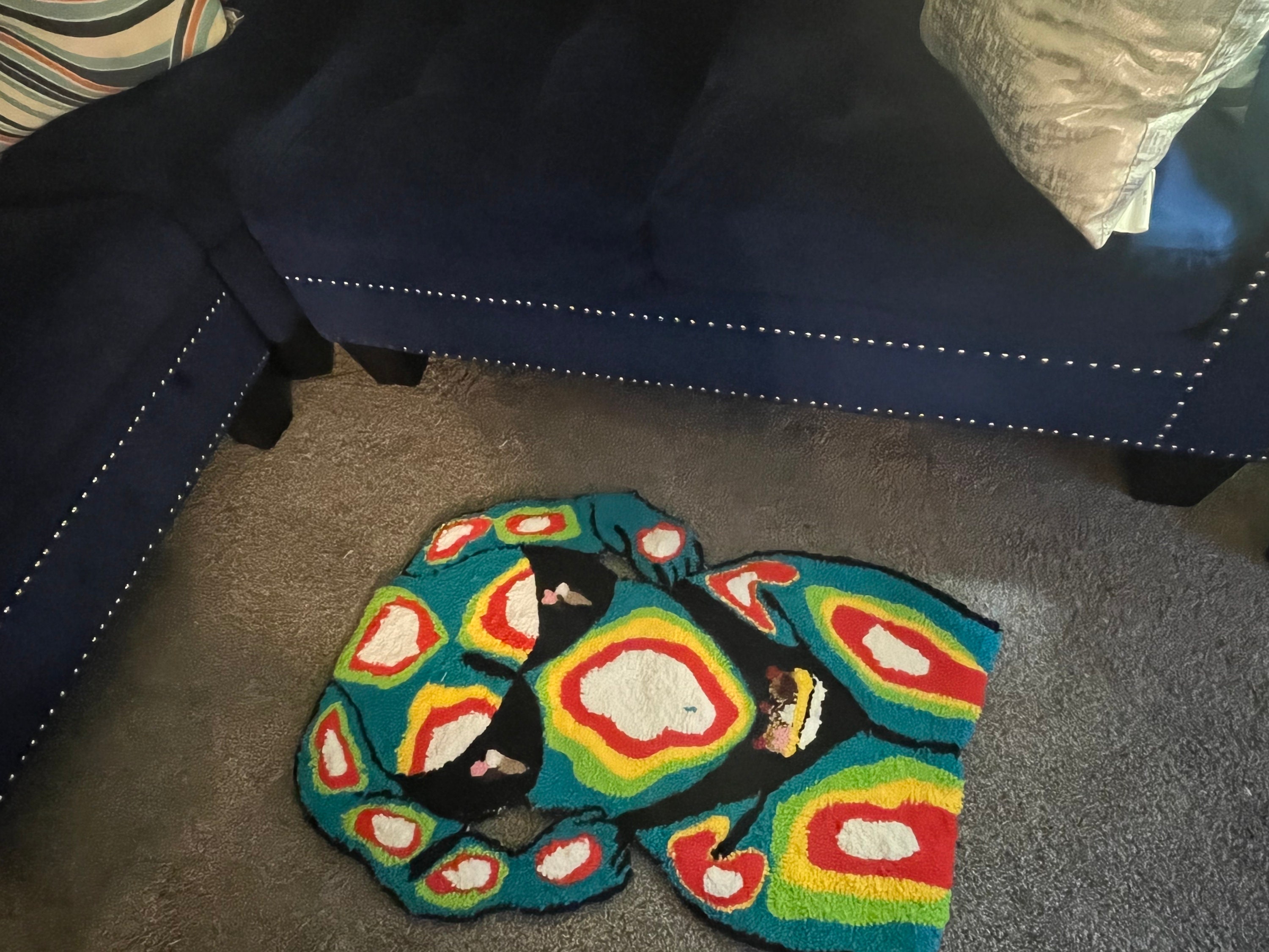 Cool Thermal Body Punch Needle Rug - Etsy