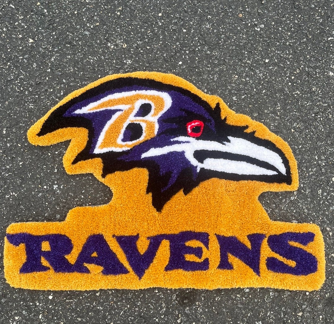Baltimore Ravens Logo Rug - Etsy