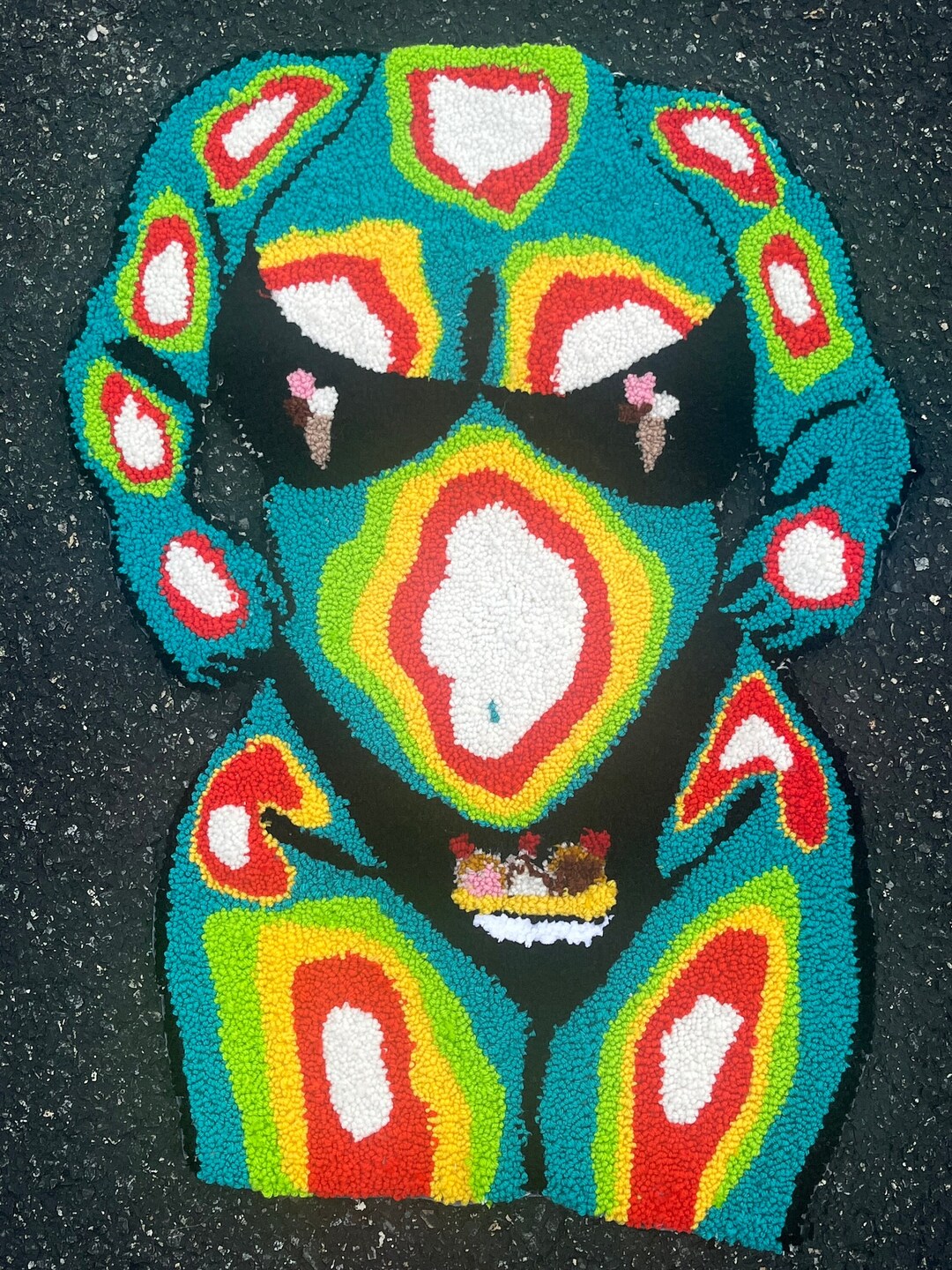 Cool Thermal Body Punch Needle Rug - Etsy