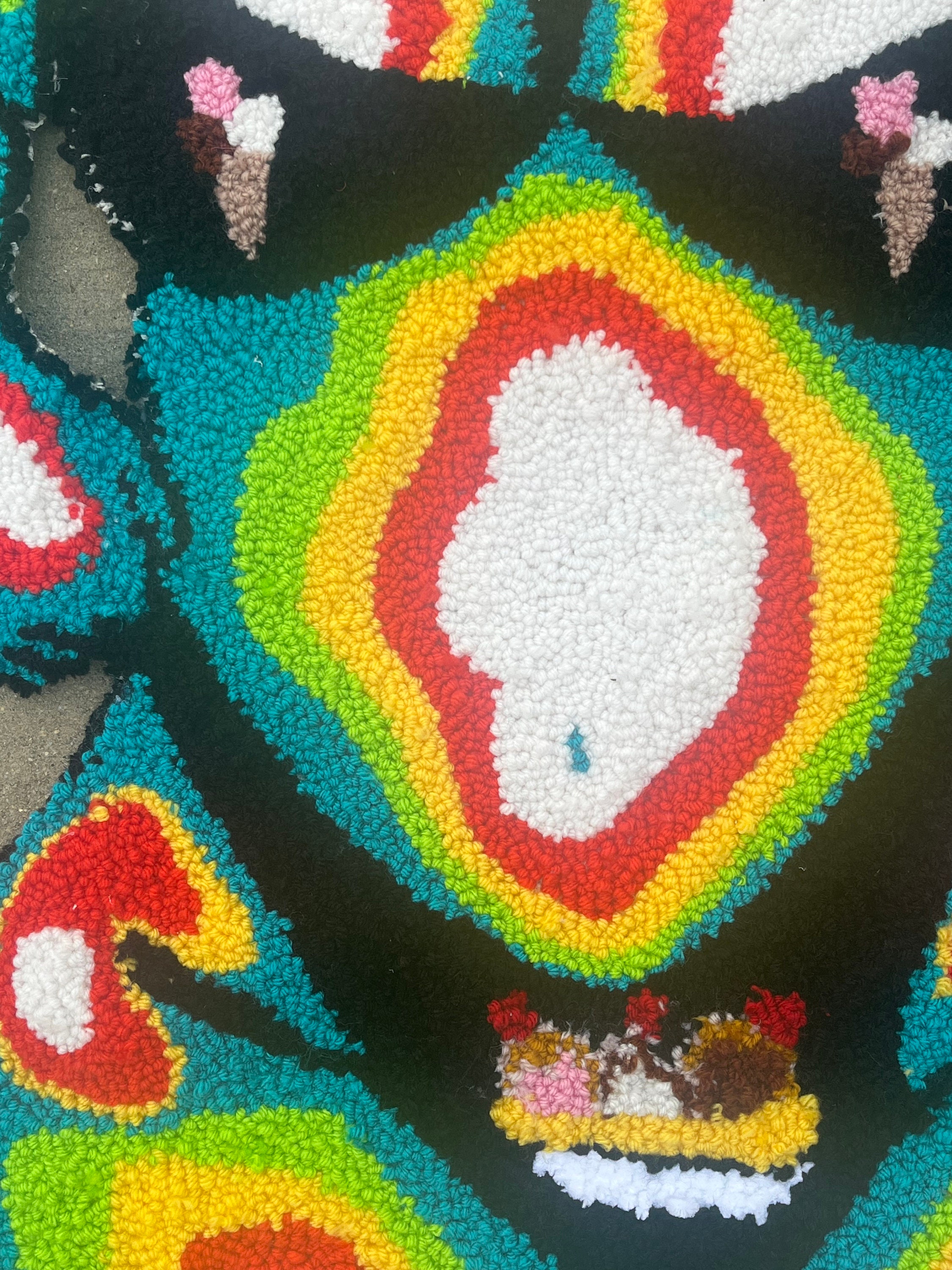 Cool Thermal Body Punch Needle Rug - Etsy