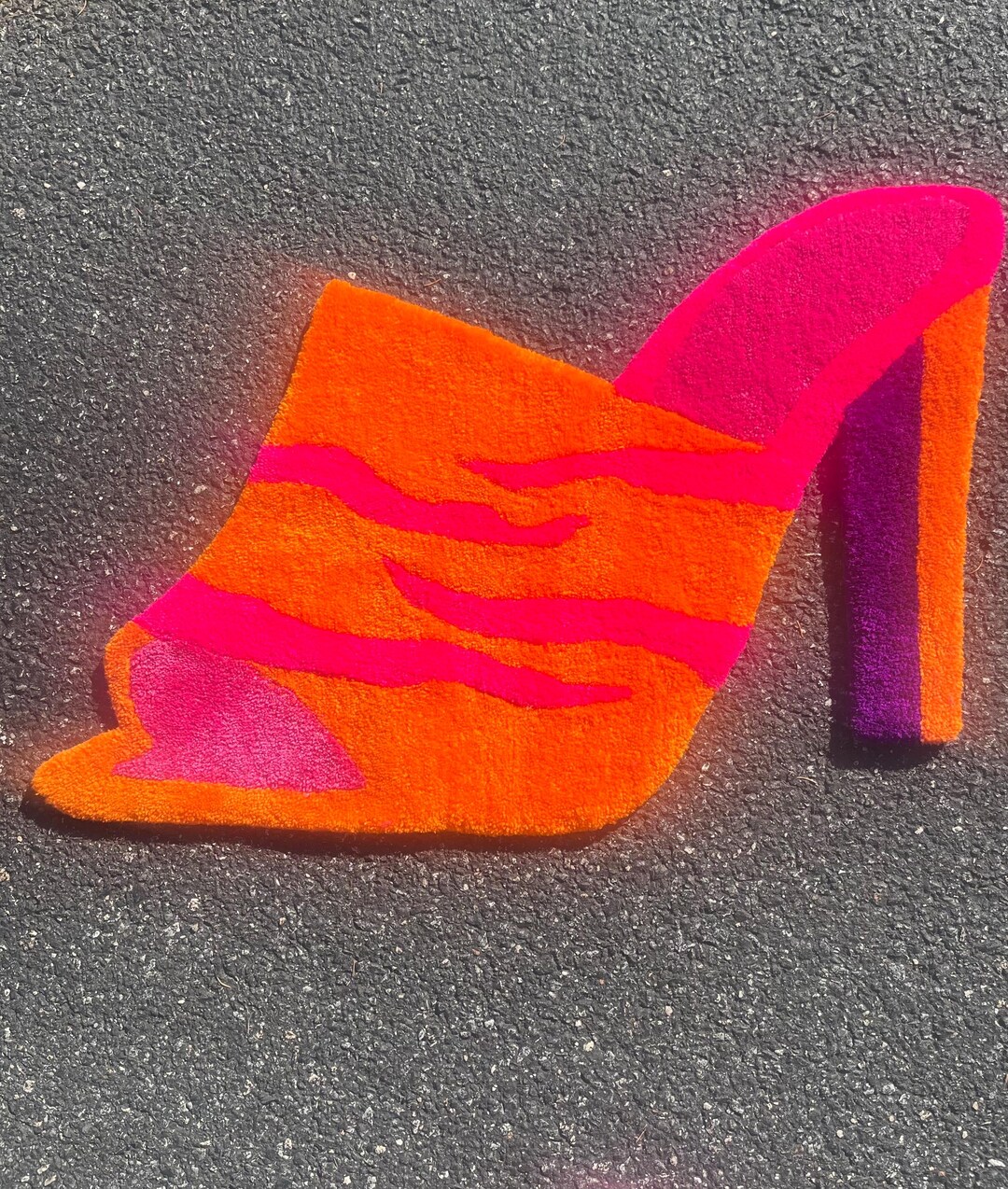 High Heel Pump Rug Tufted - Etsy