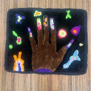 Flawless Rockstar Nails Wall Display Rug - Etsy