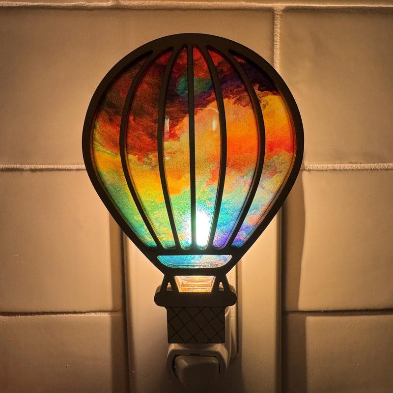 Glass Balloon Night Light - Etsy