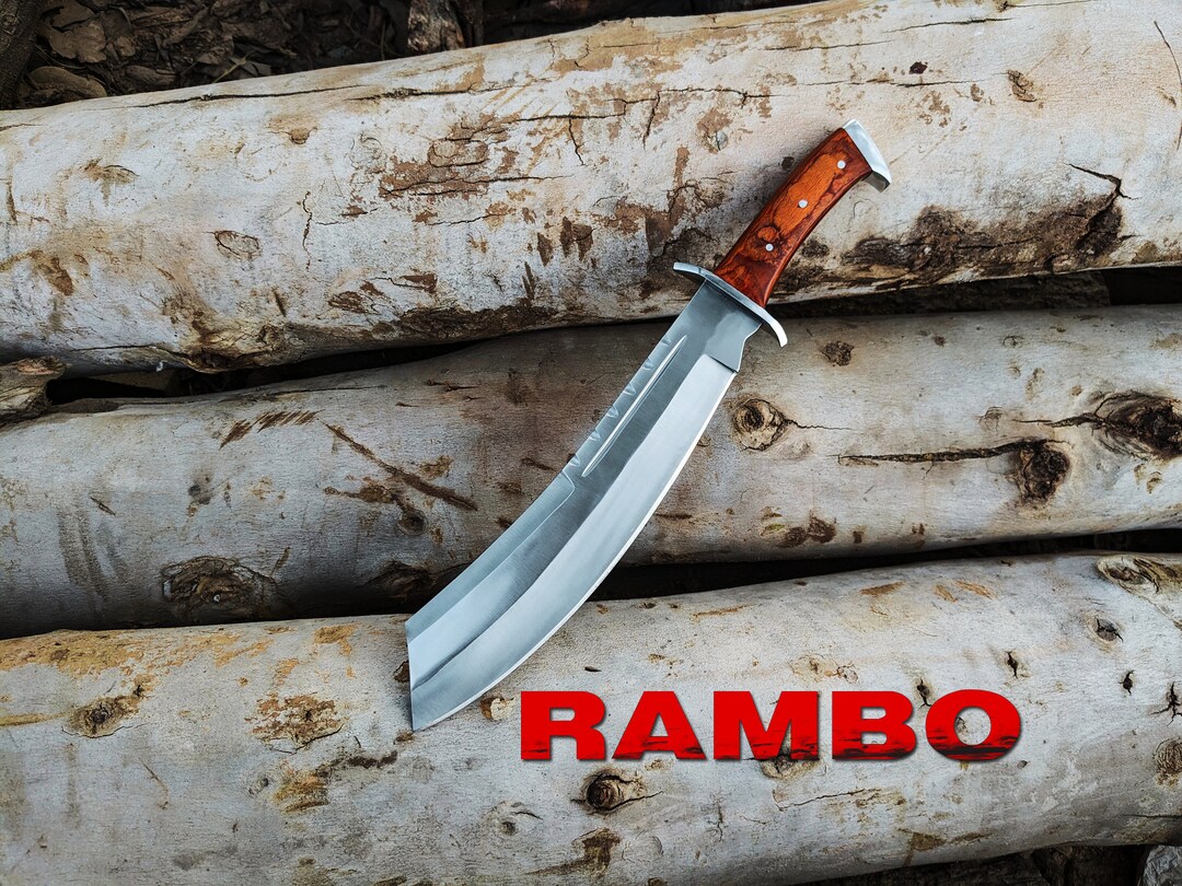 Rambo Machete: Heavy Duty Hunting Camping Machete | Handmade Stainless ...