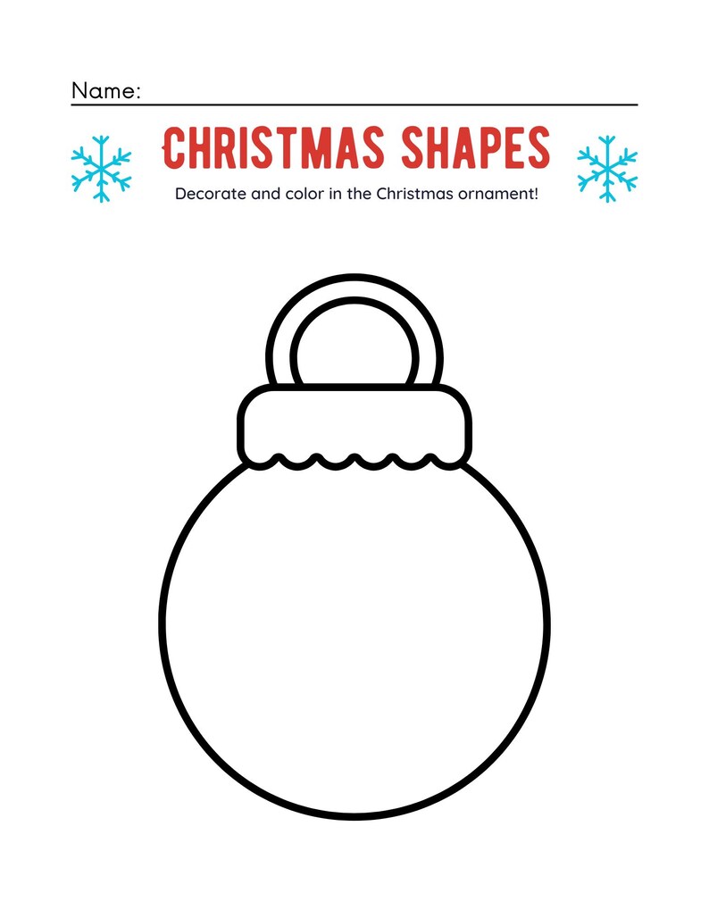 17 Christmas Printable Coloring Pages, Design and Decorate Your Own ...