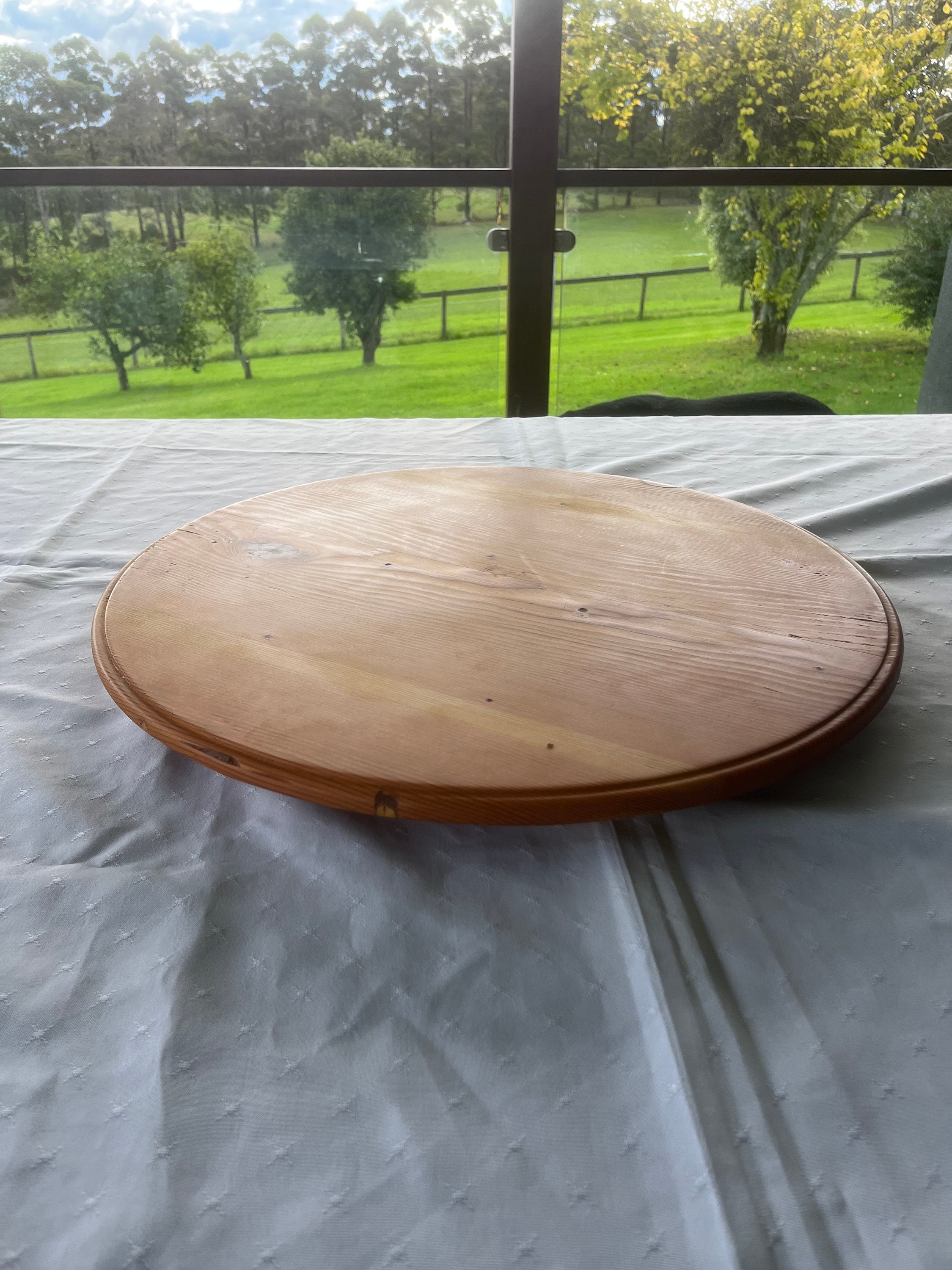 Lazy Susan Recycled Oregon Timber - Etsy