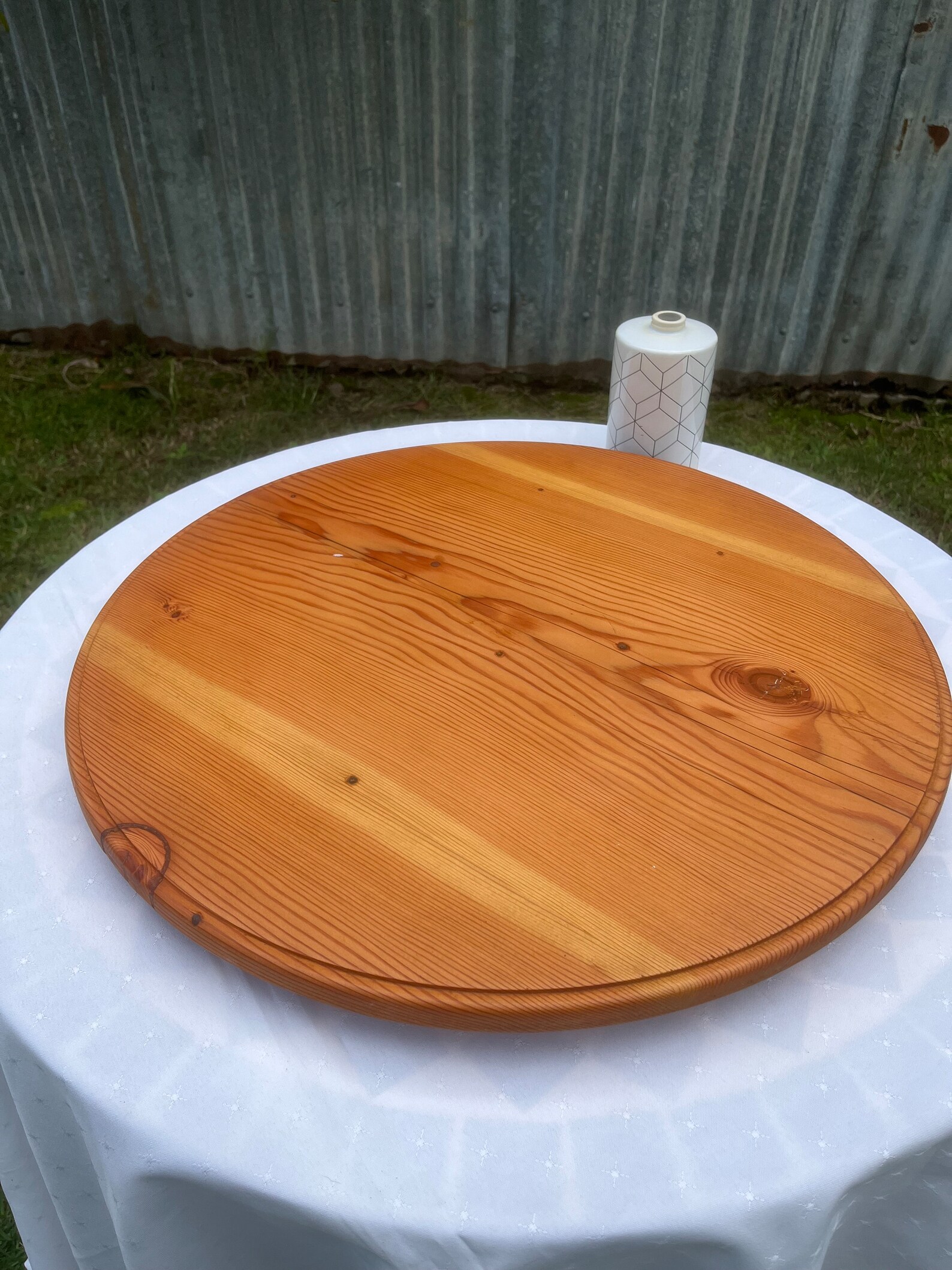 Lazy Susan Recycled Oregon Timber - Etsy