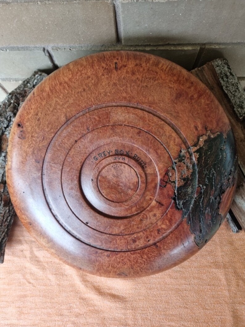Grey Box Burl Bowl - Etsy