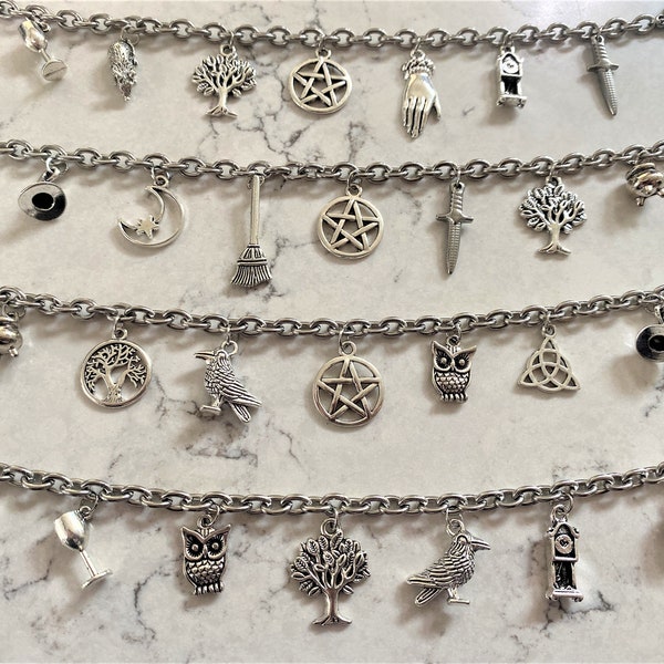 Witch Charm Bracelet - Etsy