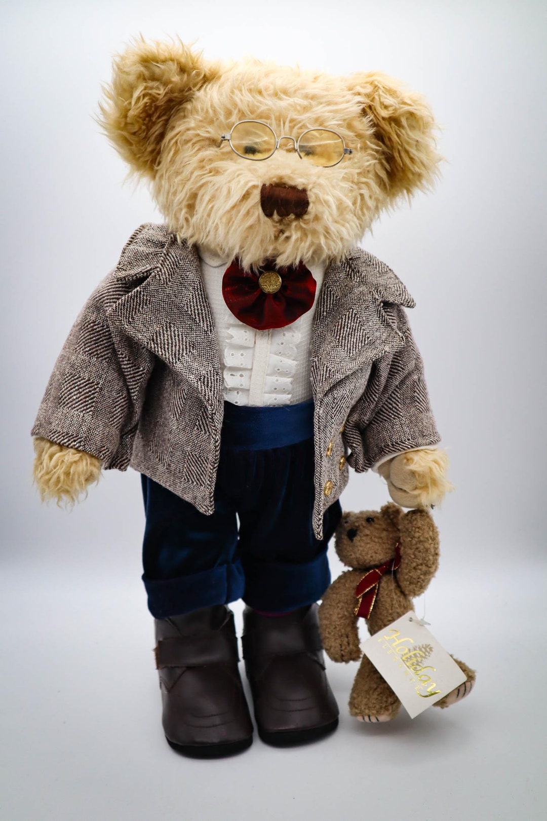 2003 Victorian Plush Teddy Bear Stuffed Animal Holiday Elegance ...