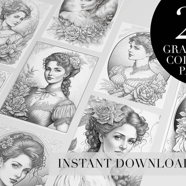 Adult Coloring Book - Etsy