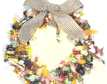 Candy Wreath Edible Fruit-flavored 300 Pieces - Etsy