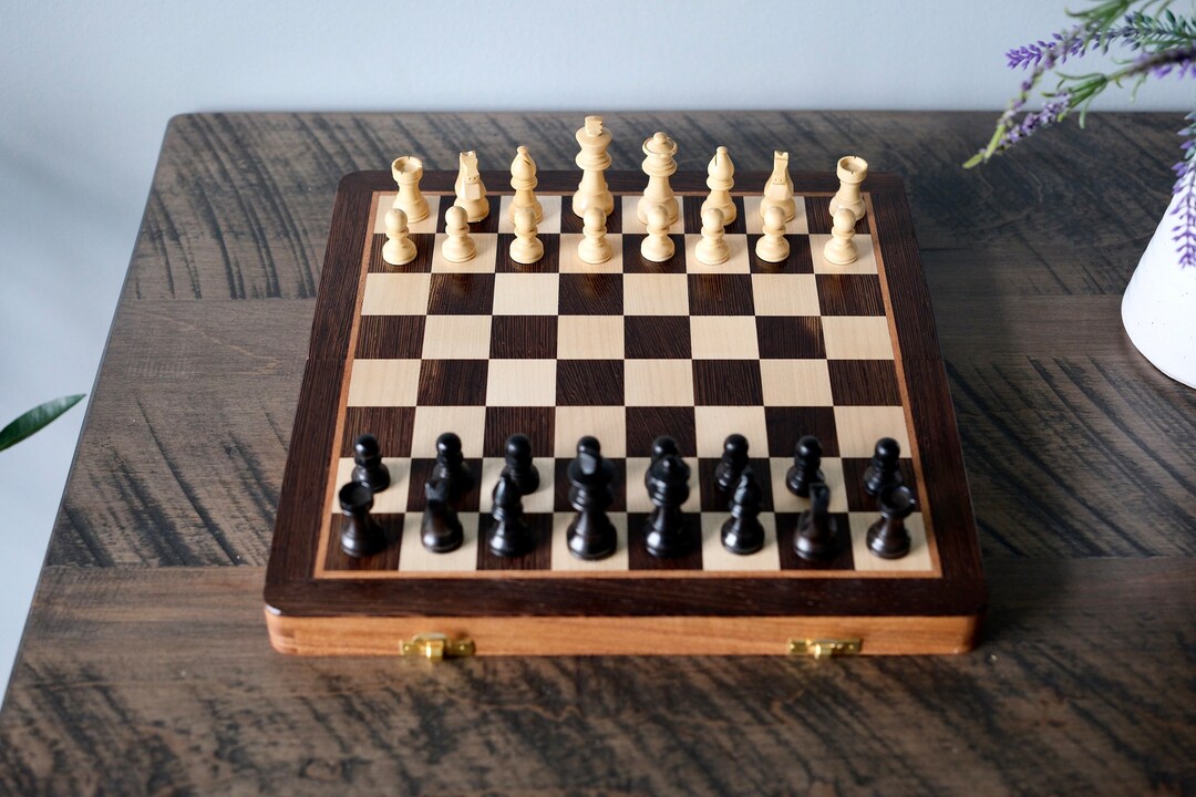 Amritsar Chess Limited Edition Chess Set - 12" Two Tone Handmade Wenge ...
