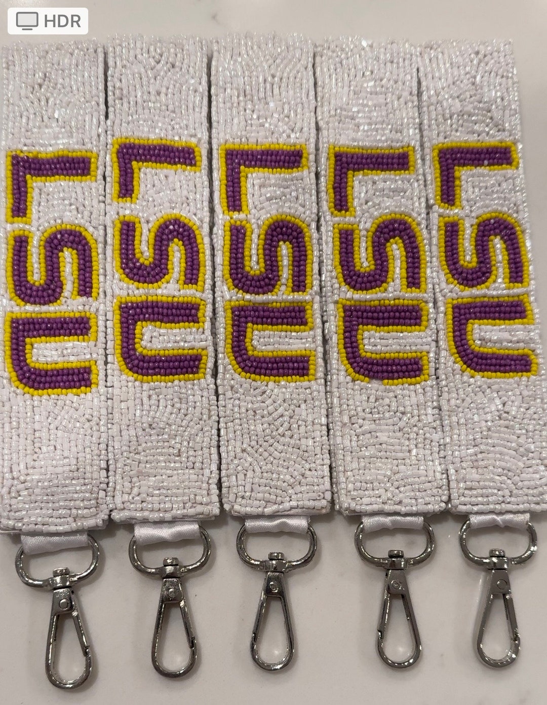 LSU Key Chain 1 Left Wristlet Key Fob - Etsy