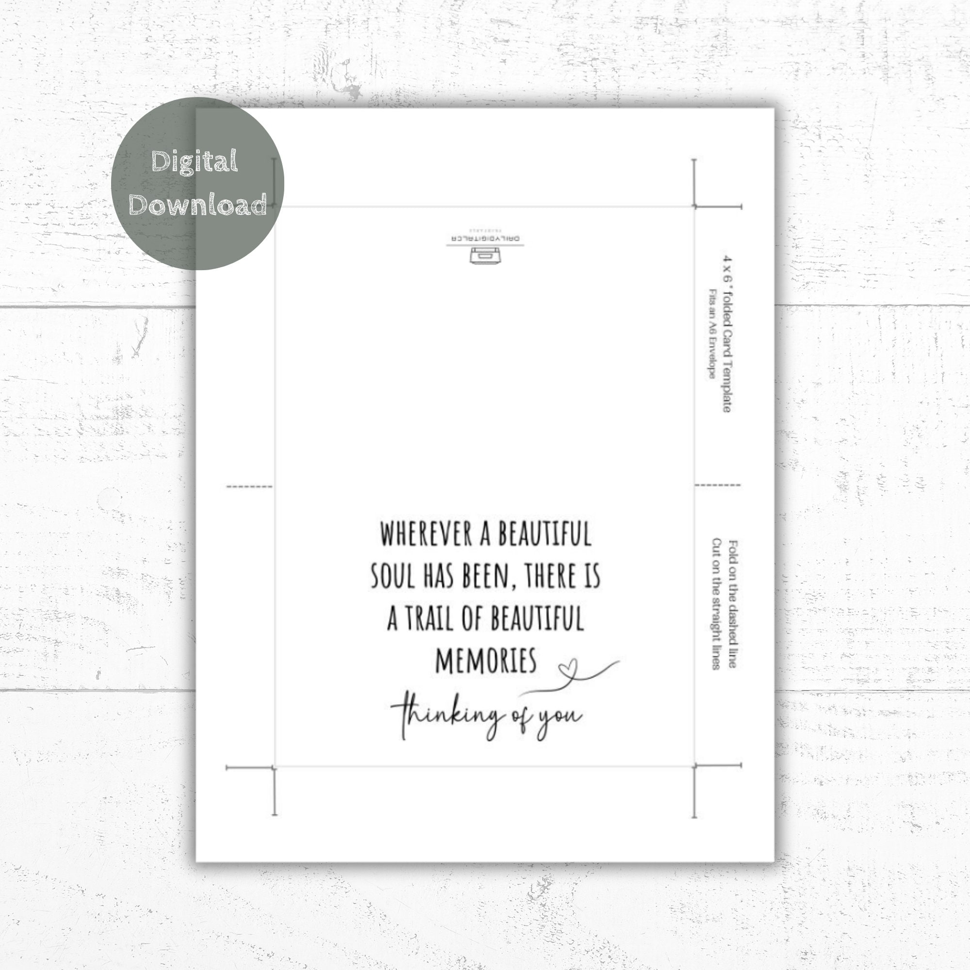 Printable Sympathy Card, Thinking of You, Encouragement Card ...